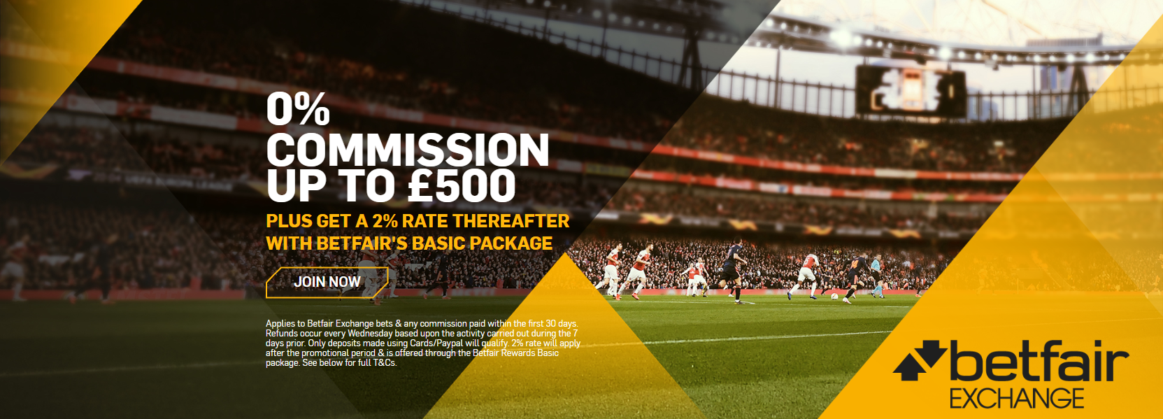 Exchange Welcome Bonus, T&Cs | Betting Well